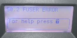 How to fix Error 50.2 Fuser in HP Laserjet Printer